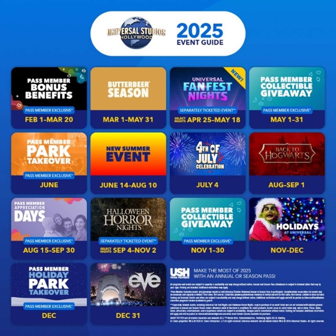 UNIVERSAL STUDIOS HOLLYWOOD SE PREPARA PARA 2025 CON UNA EMOCIONANTE LISTA DE EVENTOS ESPECIALES ...